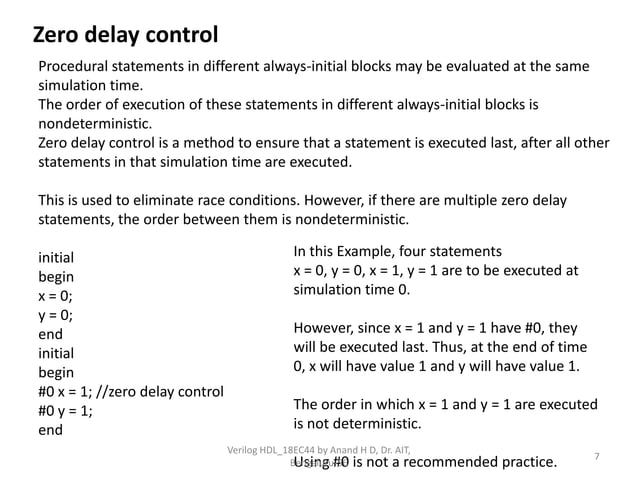 Concepts Of Behavioral Modelling In Verilog Hdl Pdf