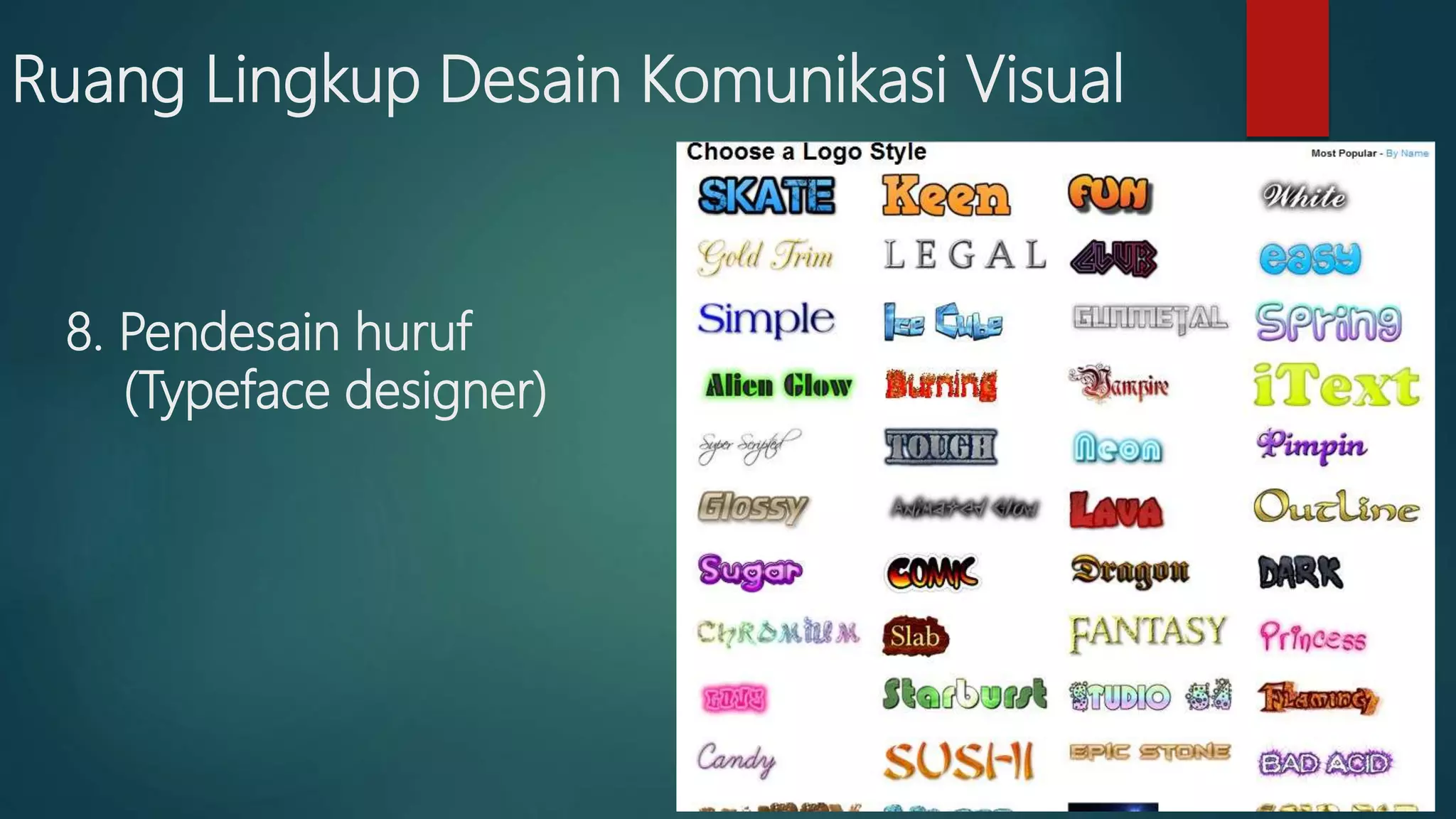 Desain komunikasi visual | PPTX