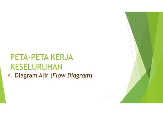 3.1 PERANCANGAN SISTEM KERJA & ERGONOMI - ANALISIS OPERASI PART 1 PETA-PETA KERJA KESELURUHAN | PDF