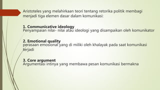 pesan, propaganda & survey politik | PPTX
