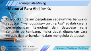 3. Konsep Data Mining | PDF