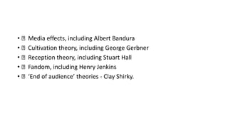 3.Media Audiences | PPT