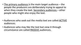 3.Media Audiences | PPT
