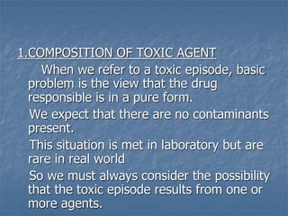 factors that influence toxicity | PPT
