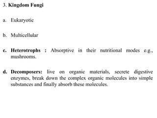 3.3 history of classification Biology - Class 9 - FBISE Islamabad ...