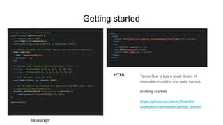 Machine learning in the wild deployment | PPT