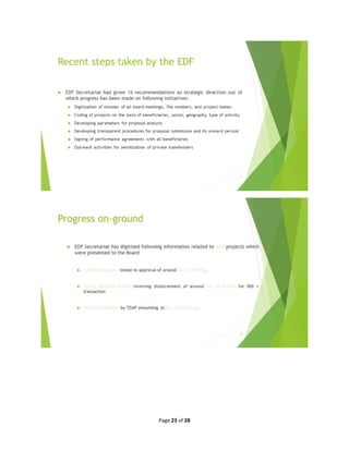 Review of Export Development Fund | PDF