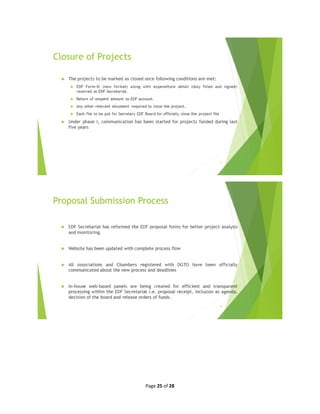 Review of Export Development Fund | PDF