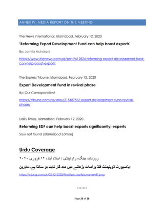 Review of Export Development Fund | PDF