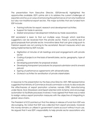 Review of Export Development Fund | PDF
