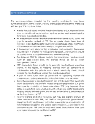 Review of Export Development Fund | PDF