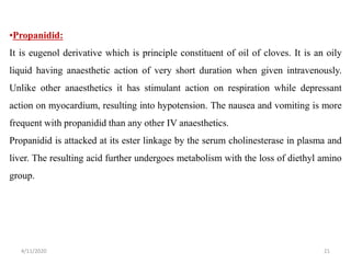 3. general anaesthetics | PPT