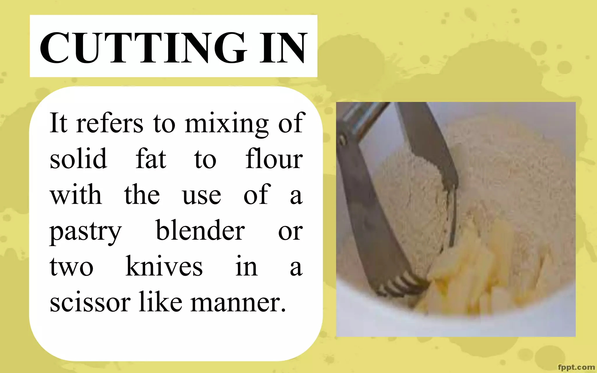 mixing techniques | PPTX