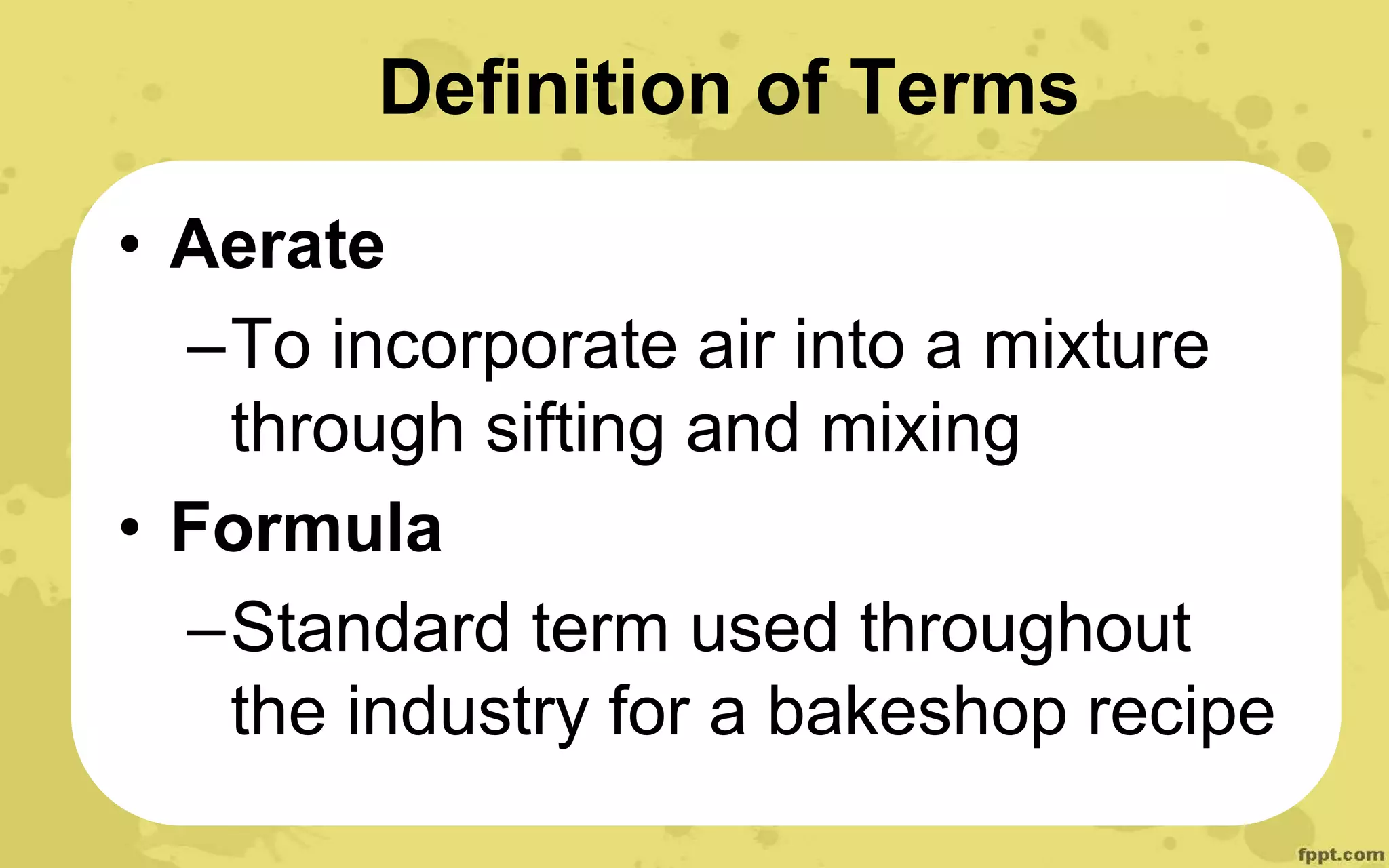 mixing techniques | PPTX