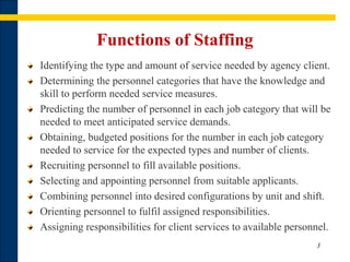 Staffing- Nursing Management | PPT
