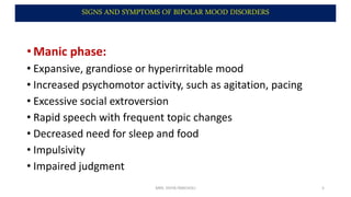 Bipolar Mood Disorder | PPTX