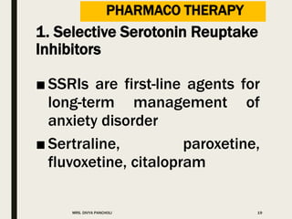 PANIC ANXIETY DISORDER | PPTX