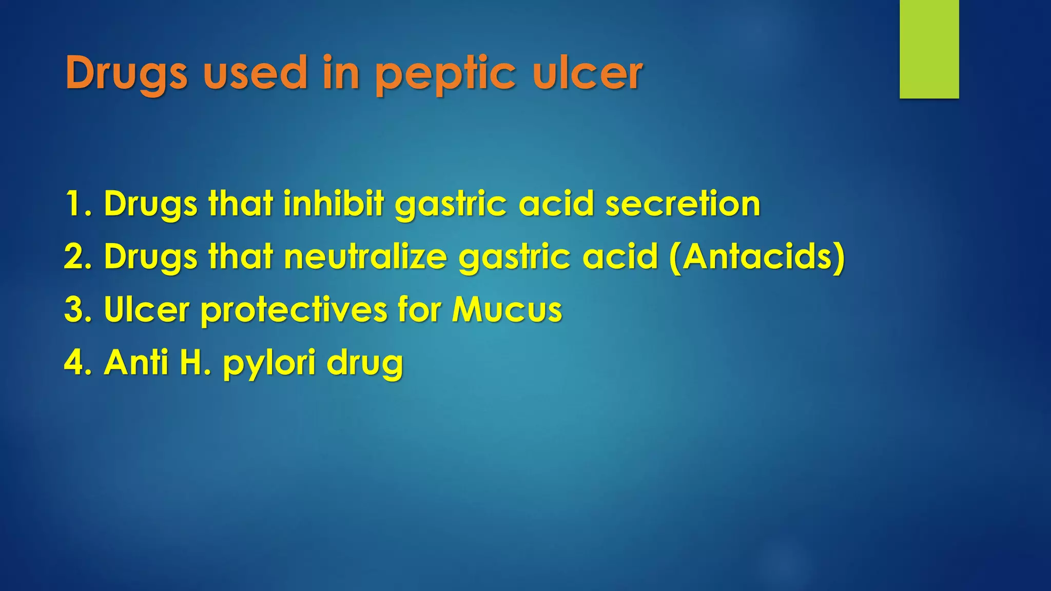 3. drugs used in gastrointestinal system | PDF
