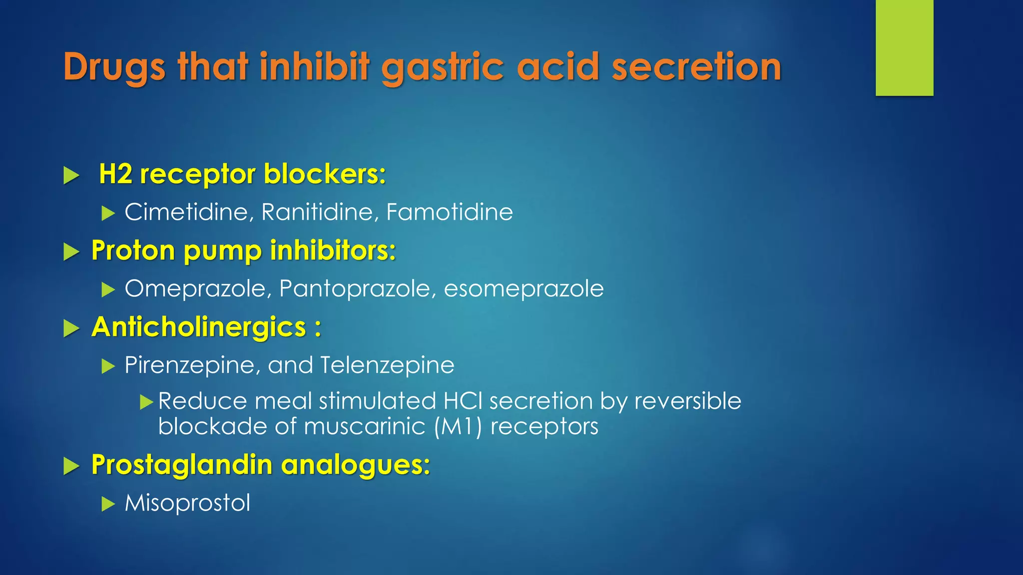 3. drugs used in gastrointestinal system | PDF