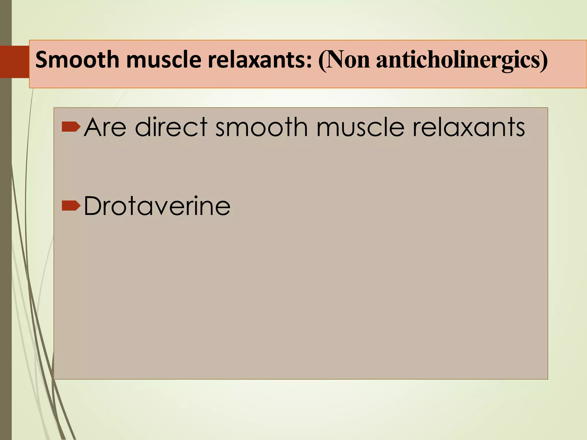 3.1antispasmodicdrugs | PDF