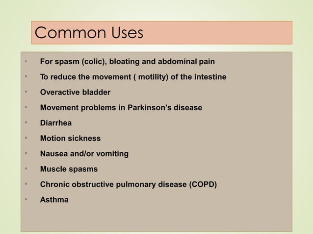 3.1antispasmodicdrugs | PDF