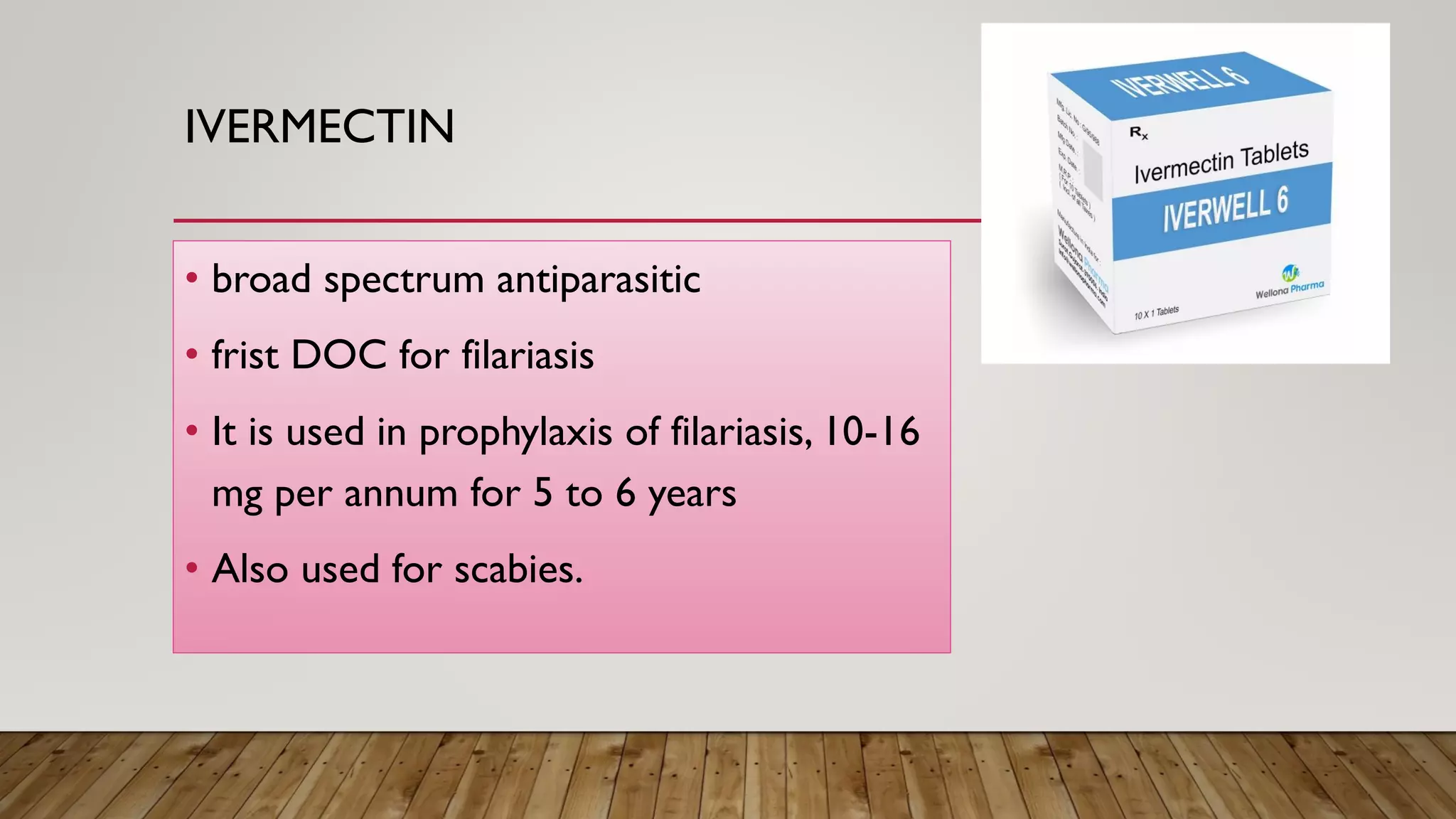 3.4 drugs used in inestinal worm infestations | PDF