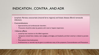 3.4 drugs used in inestinal worm infestations | PDF