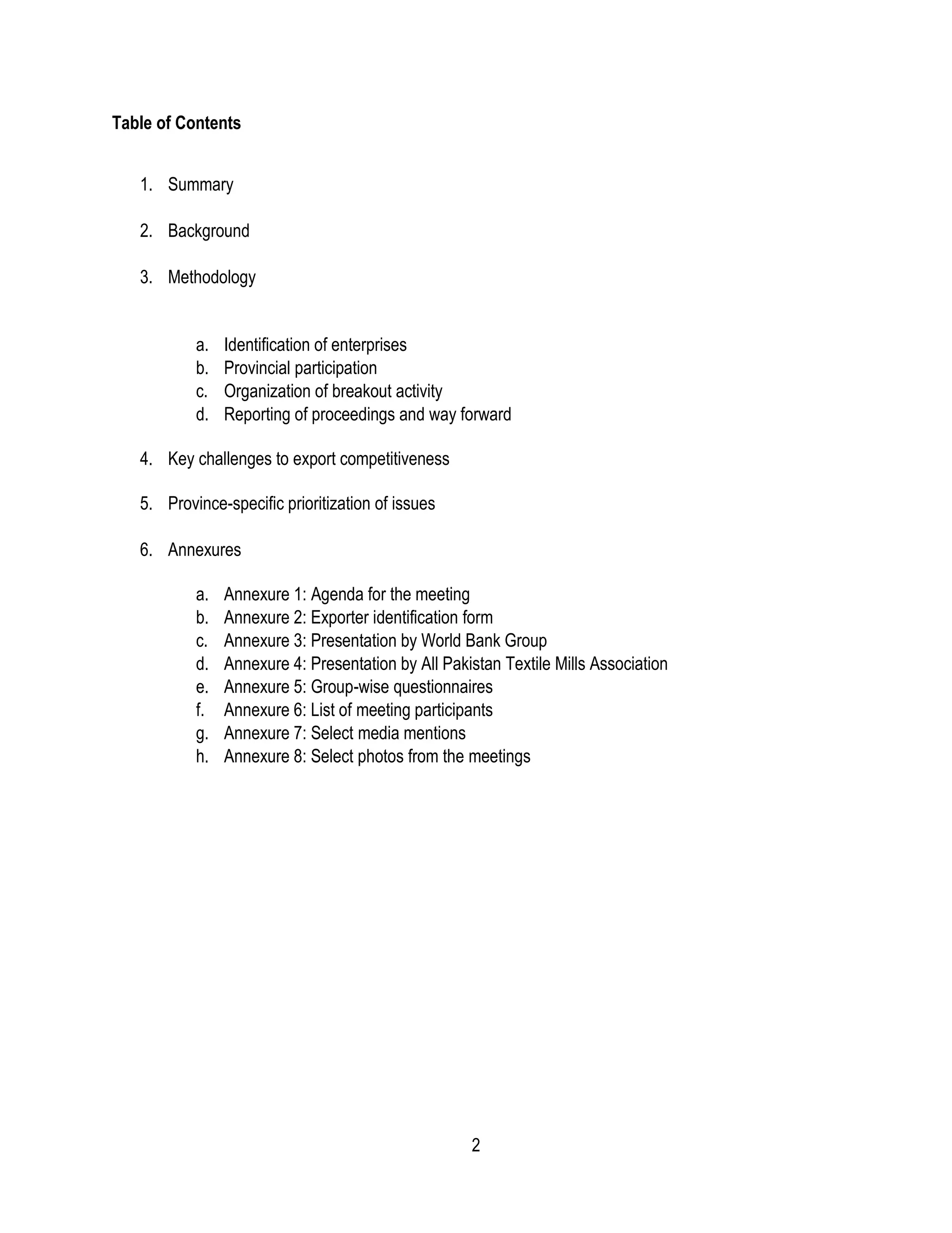 Pakistan: Export Competitiveness | PDF