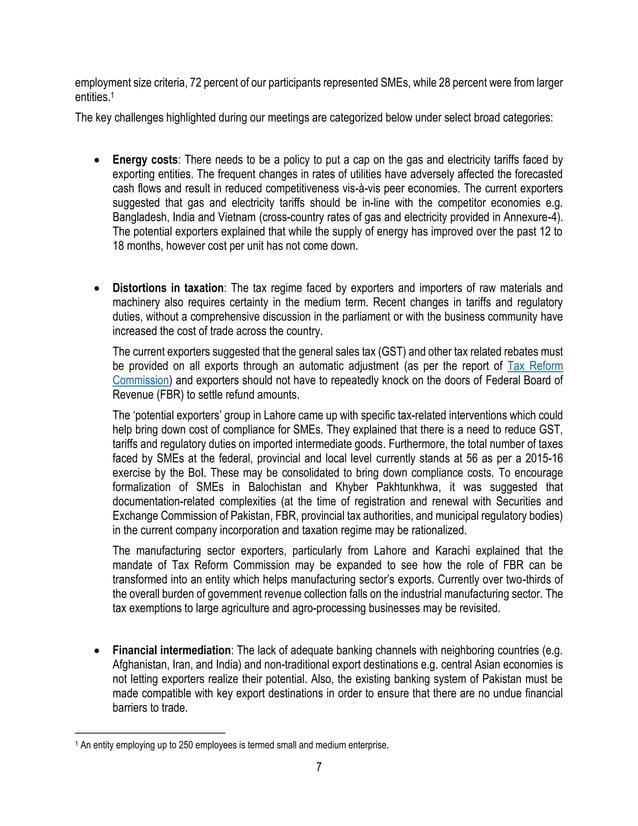 Pakistan: Export Competitiveness | PDF