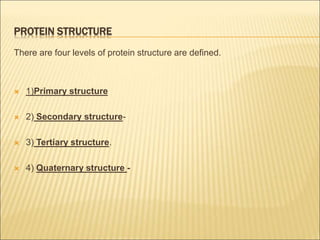Primary structure of protein by KK Sahu sir | PPT