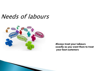 Needs of labours | PPTX
