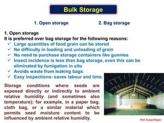 Types of seed storage | PPTX