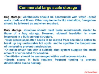 Types of seed storage | PPT