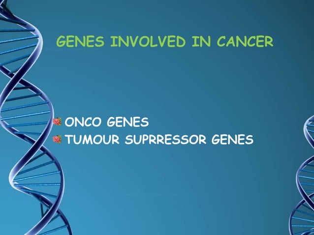 Cancer genetics | PPTX
