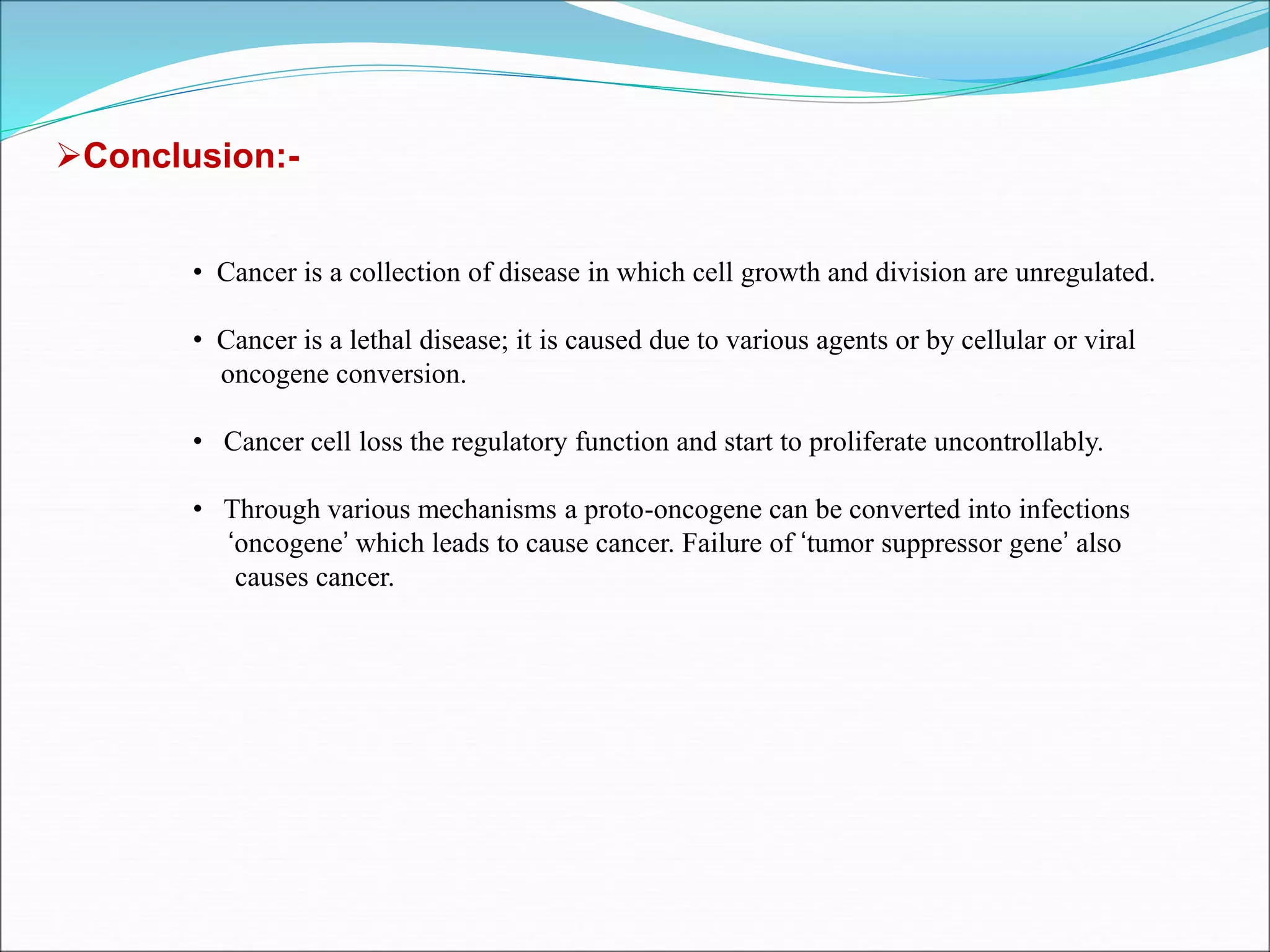 biology of cancer | PPT