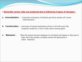 biology of cancer | PPT