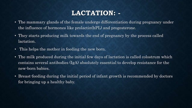 3. human reproduction implantation, pregnancy and embryonic development, parturition and ...