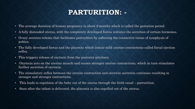 3. human reproduction implantation, pregnancy and embryonic development ...