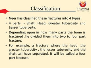 3. Fracture of Greater Tuberosity and Surgical Neck of Humerus | PPTX