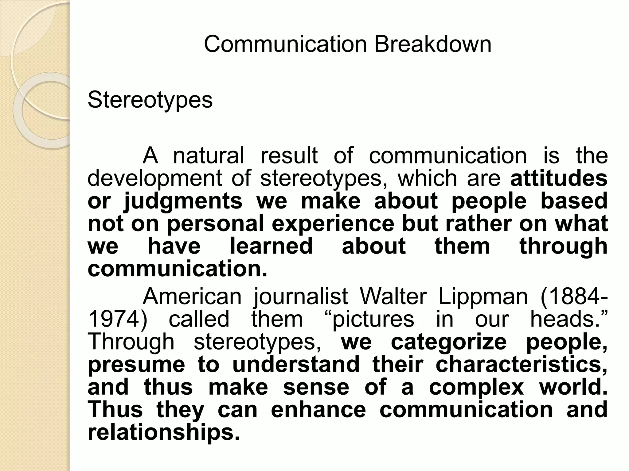 3. communication breakdown and strategies to avoid it | PPTX