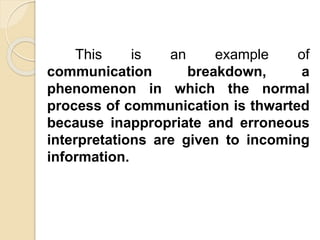 3. communication breakdown and strategies to avoid it | PPTX