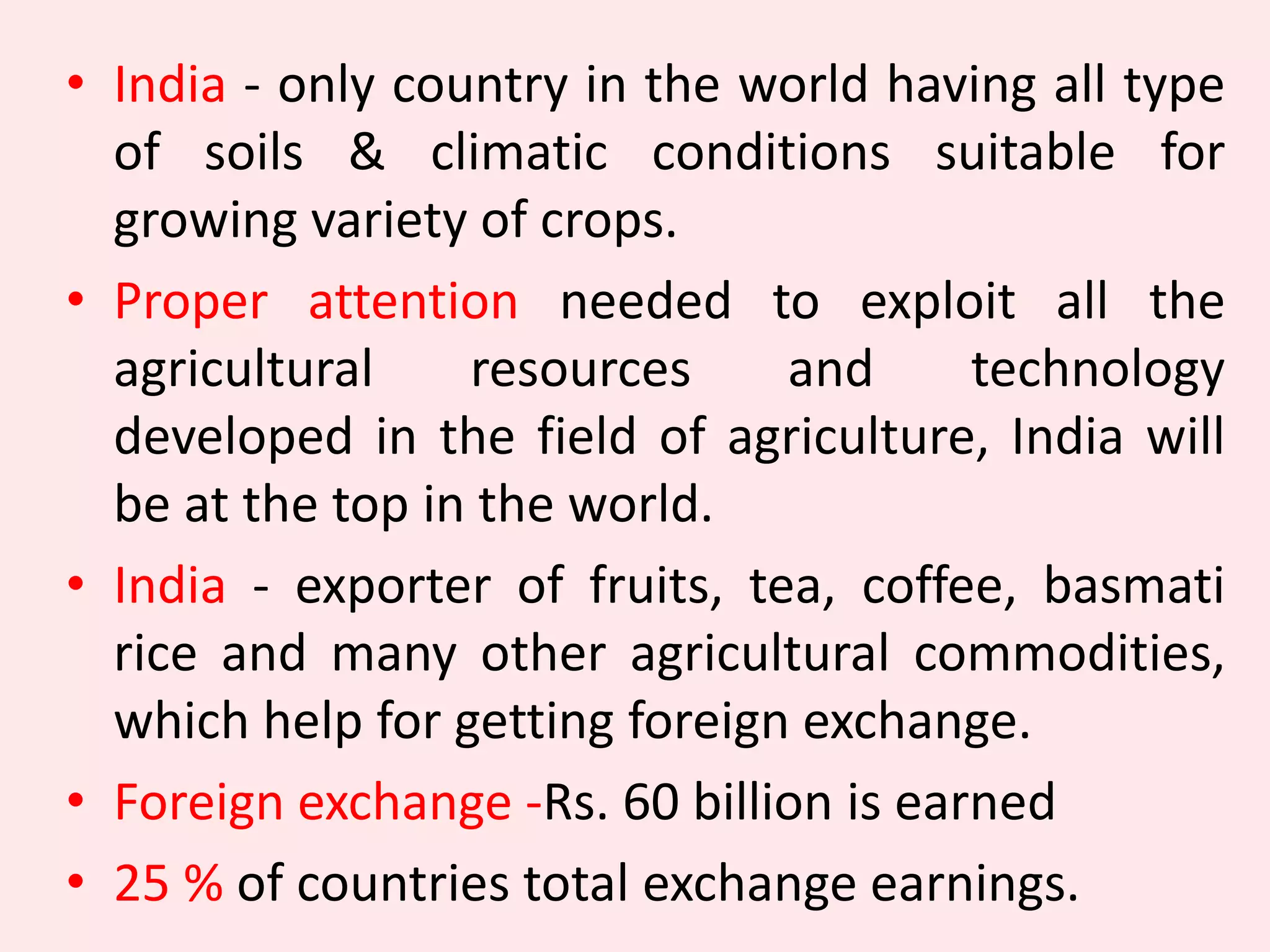 SCOPE OF AGRICULTURE IN INDIA AND MAHARASHTRA | PDF