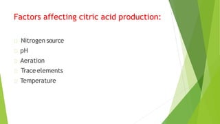 citric acid | PPTX