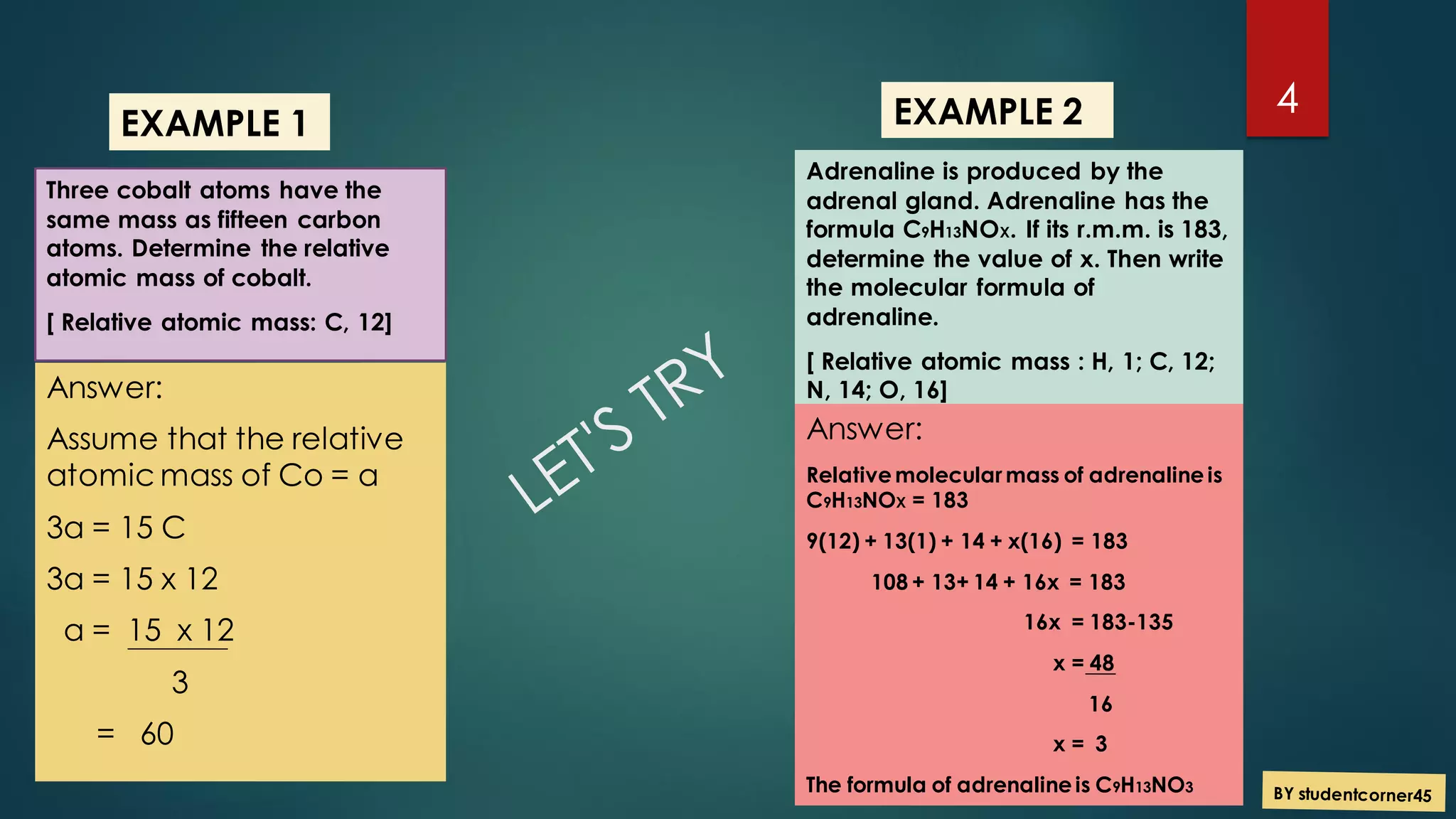 3.1 relative atomic mass and relative molecular mass Chemistry Spm | PDF