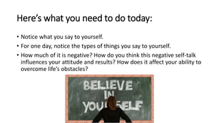 achieve your goals regardless of obstacles | PPTX