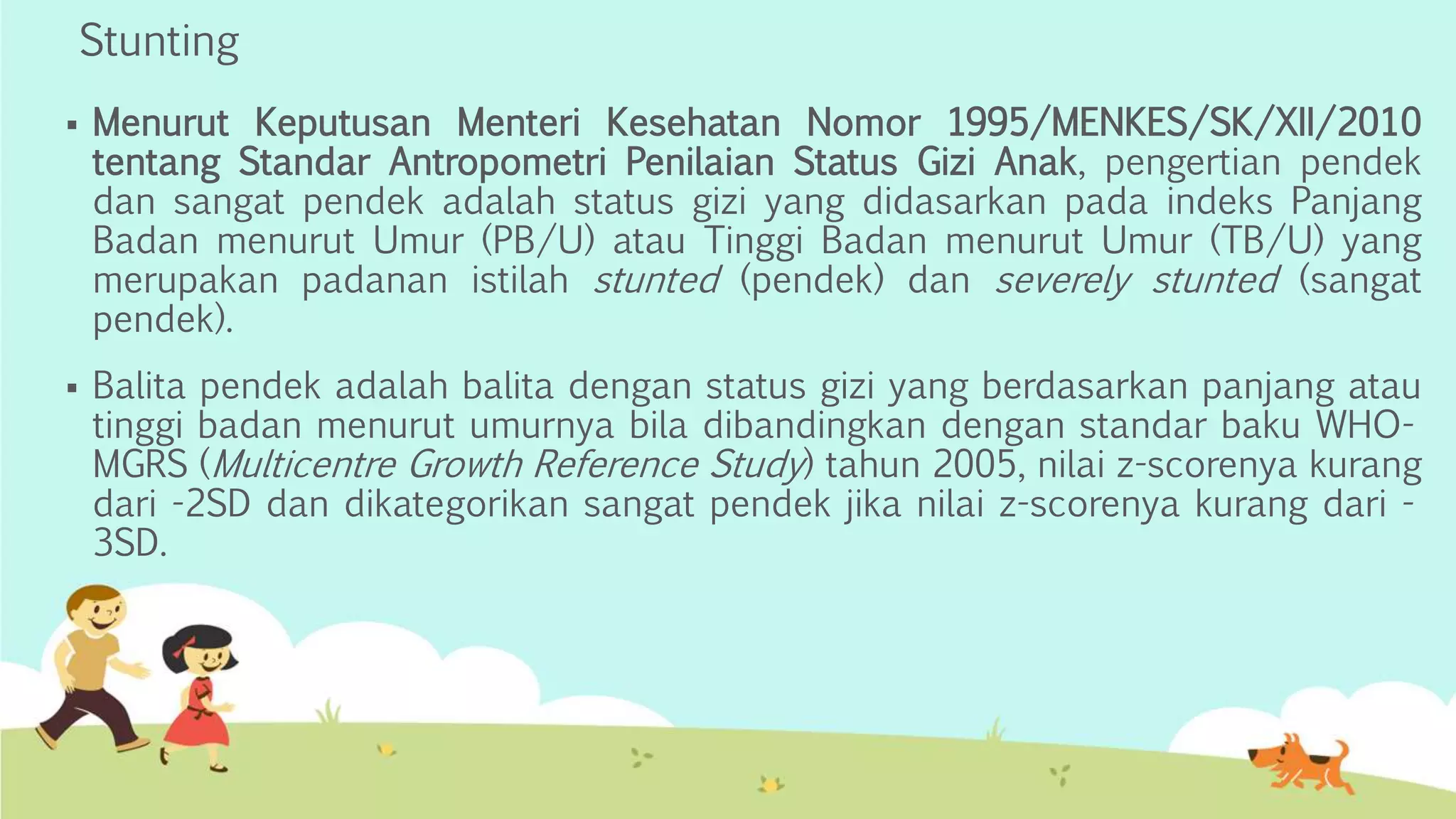 Tumbuh Kembang Anak yang Bermasalah | PPTX