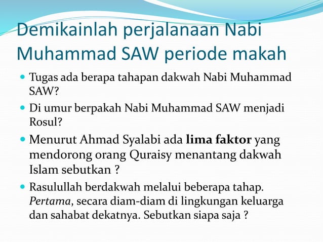 3. mk s.p.i bab iii [sejarah peradaban islam periode makkah [610 622 m ...