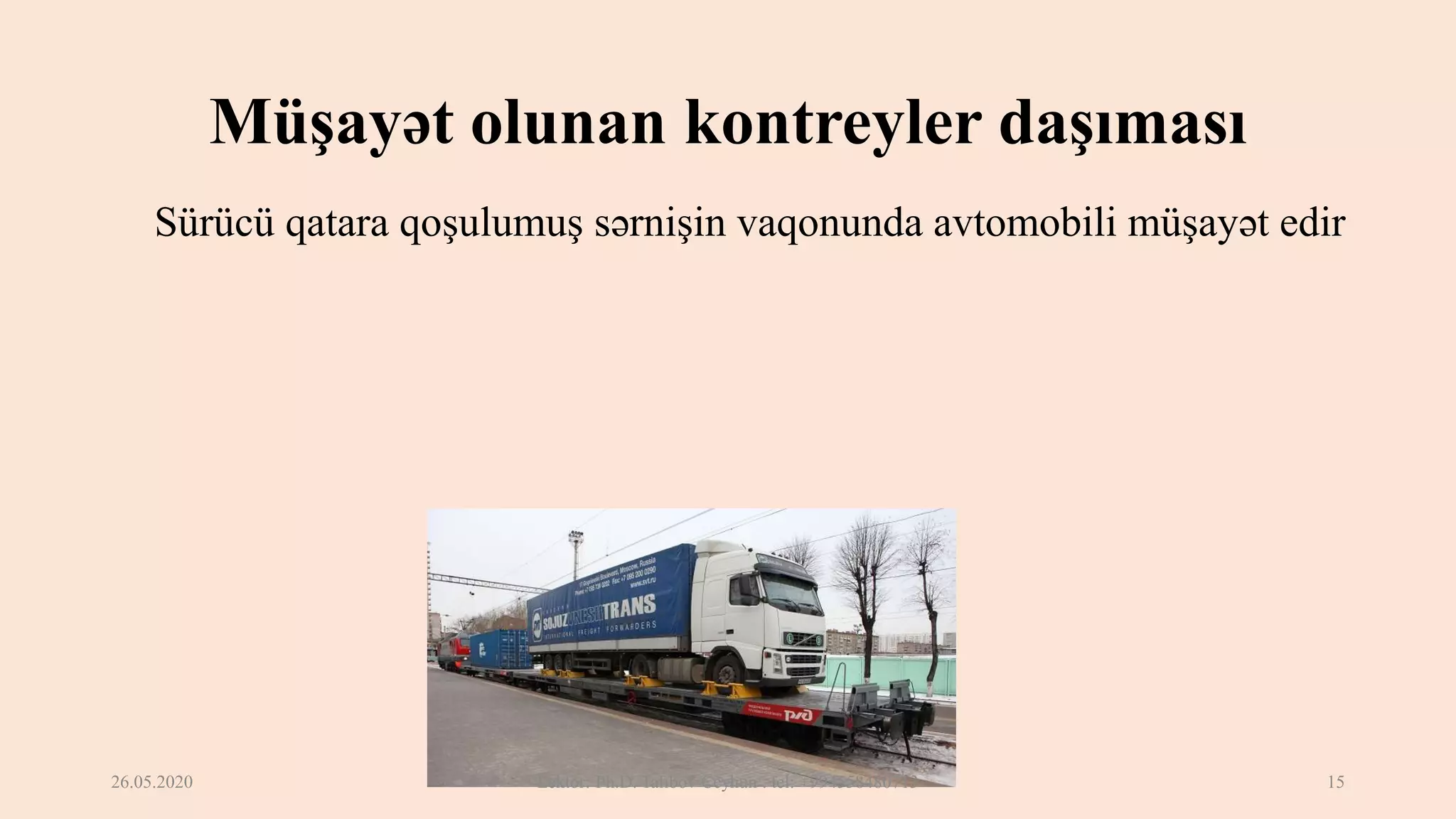 3. logistika neqliyyat dashima novleri. | PPT