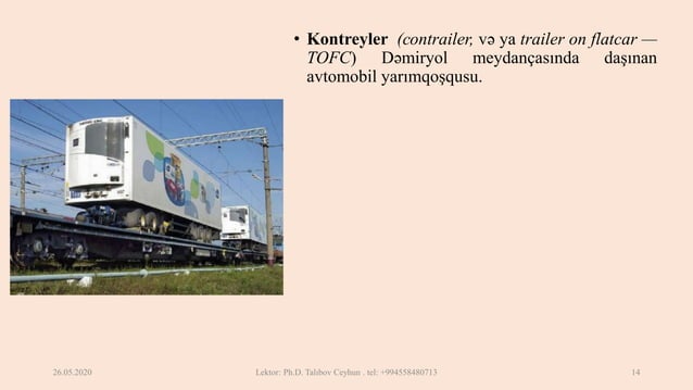 3. logistika neqliyyat dashima novleri. | PPT