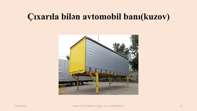 3. logistika neqliyyat dashima novleri. | PPT